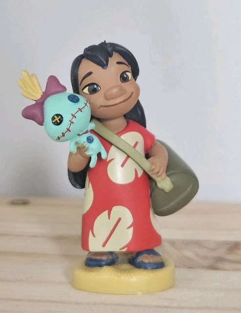 DISNEY STORE LILO & Scrump Lilo & Stitch 5cm Toy Figure Cake Topper £7. ...