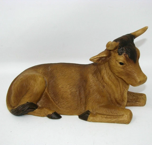 KIRKLAND SIGNATURE REPLACEMENT Cow Bull Ox for Nativity Set #75177 red ...