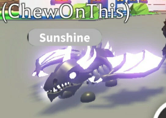 NFR (NEON FLY + Ride) Shadow Dragon (Roblox - Adopt Me Virtual Pet ...