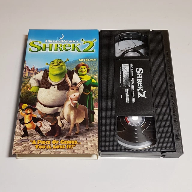 SHREK 2 (VHS, 2004) Cameron Diaz, Eddie Murphy, Mike Myers Combined ...
