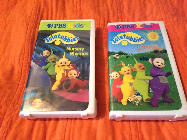 TELETUBBIES PBS KIDS Lot 2 VHS Vol 2 & 3 Dance With Teletubbies,Nursery ...