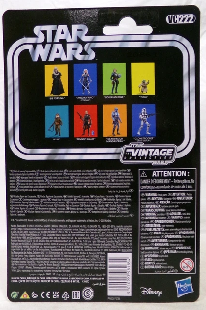 HASBRO STAR WARS Colección Vintage VC222 Ahsoka Tano (Corvus) 3.75 ...