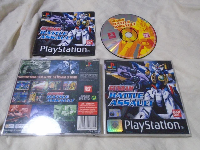 GUNDAM BATTLE ASSAULT PS1 (COMPLETE) black label rare Sony PlayStation ...