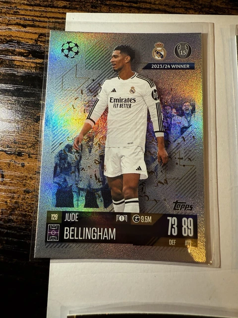 JUDE BELLINGHAM MATCH Attax 2024/2025 Real Madrid 24/25 Topps # 129 £0. ...