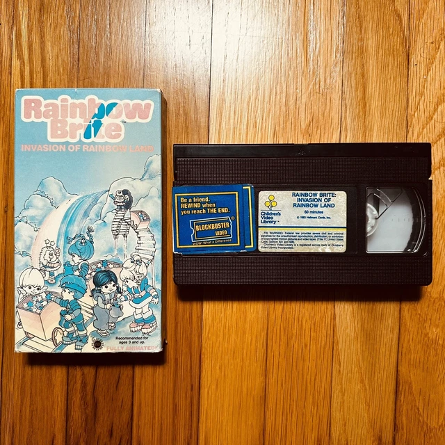 VINTAGE 1987 RAINBOW Brite VHS Invasion of Rainbow Land Cartoon £13.10 ...