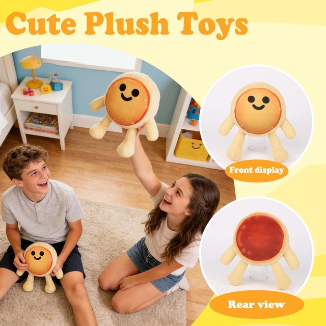 23CM MINI PANCAKE Plush Toy, Soft Cuddly Roblox Plushie Doll Kids ...