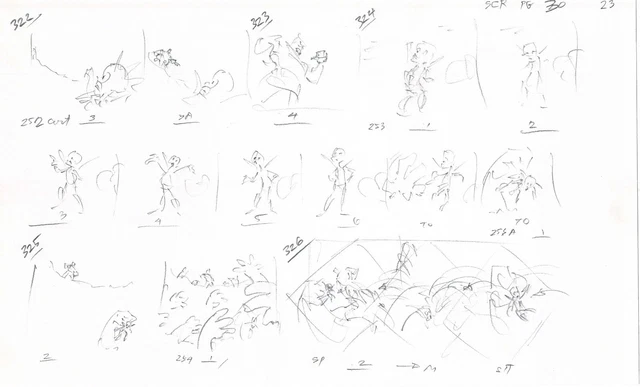 HERCULES WALT DISNEY Production Animation Drawing Used to Make an ...