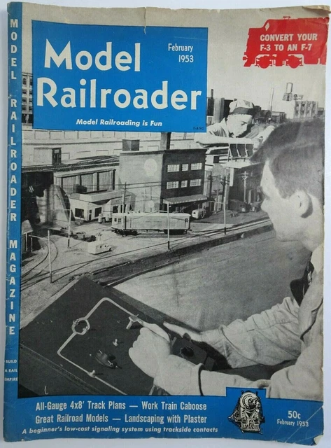 MODEL RAILROADER MAGAZINE Railroad Models Landscaping Convert F3 to F7 ...