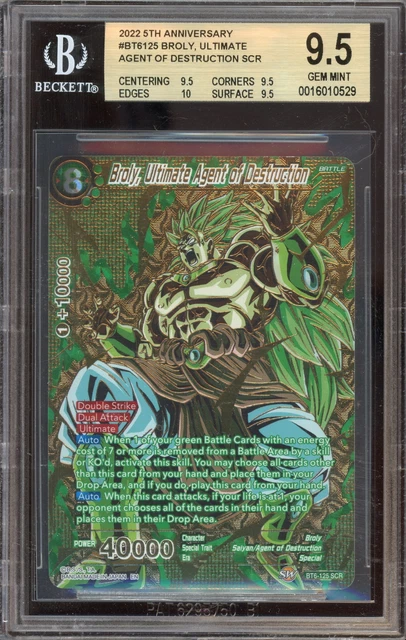 DRAGON BALL SUPER DBS Broly, Ultimate Agent of Destruction BT6-125 SCR ...