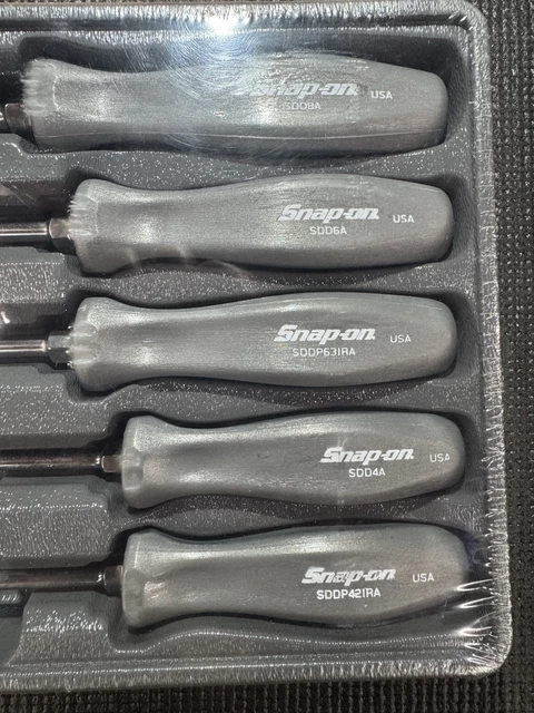 *BRAND NEW* SNAP-ON Hard Handle Screwdriver Set DARK TITANIUM Made In USA $342.35 - PicClick CA