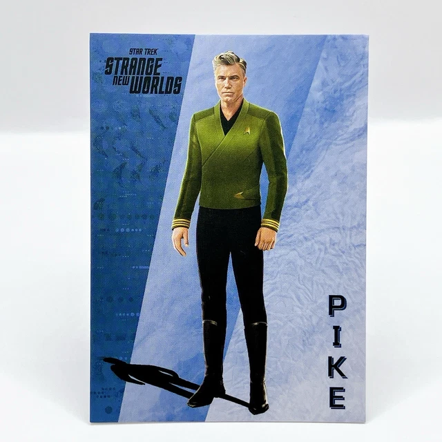 CAPTAIN PIKE STAR Trek Strange New Worlds TCG Promo Card CD6 From Japan ...