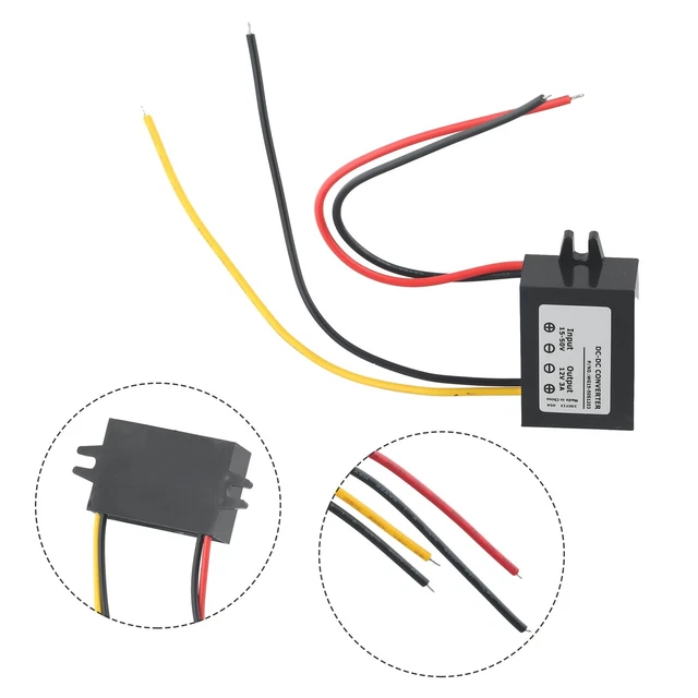 MODULO ALIMENTATORE AUTO dimensioni compatte per conversione DC 24V36V a 12V3A EUR 13,98 ...