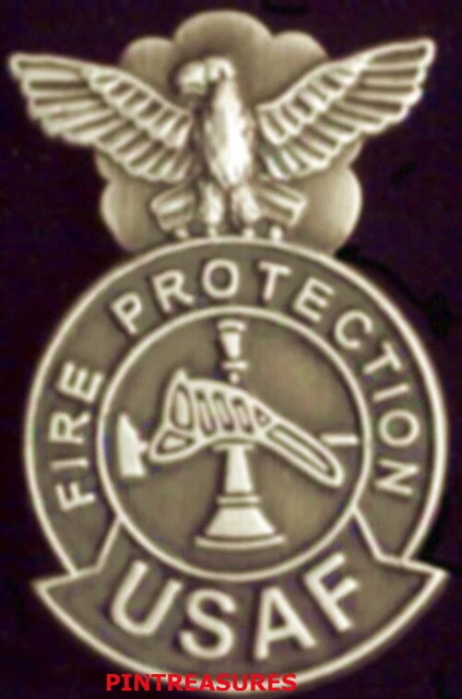 FIRE PINS US Air Force Fire Protection USAF Pin Fire Department Pin Firefighting £7.96 - PicClick UK