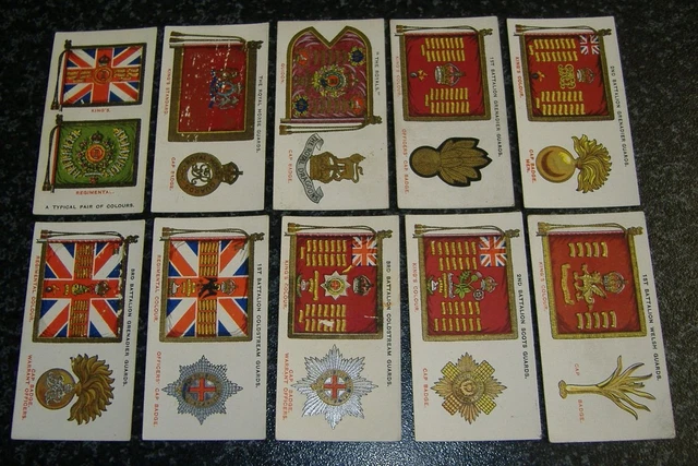 PLAYERS - REGIMENTAL Standards And Cap Badges - PART SET 38/50 £8.12 ...