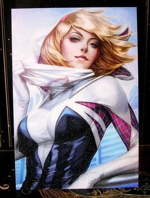 Anime Gwen Stacy Spider Woman Carte Goddess Doujin Art Card Hero Girl
