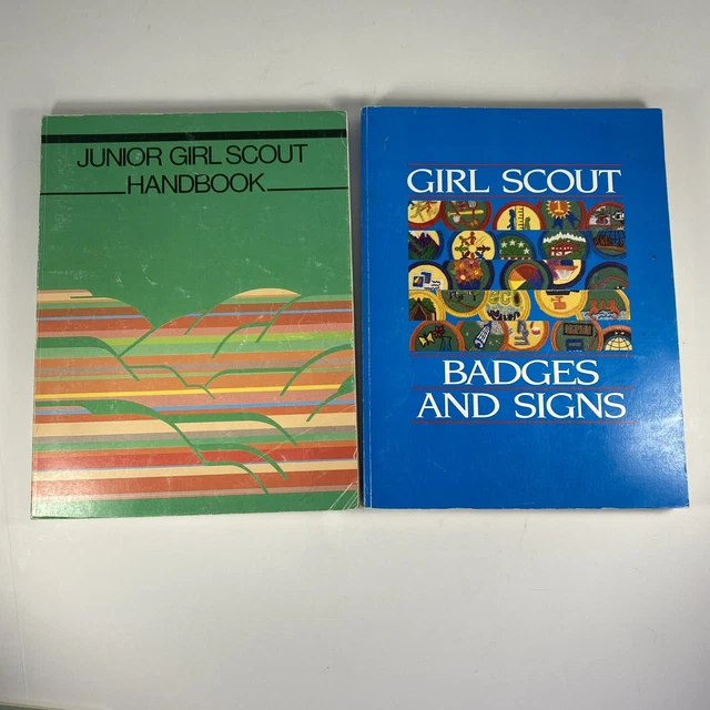 GIRL SCOUT BADGES and Signs handbook 1990 revised edition 254 pages ...
