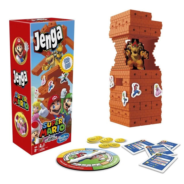 HASBRO JENGA: SUPER Mario Edition Game | Ages 8+ £20.71 - PicClick UK