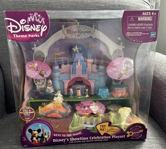 DISNEYS THEME PARKS Magic Kingdom Showtime Celebration Playset Box ...