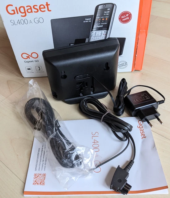 GIGASET GO-BOX 100 . Basisstation mit 3-fach-Anrubeantworter. DECT ...