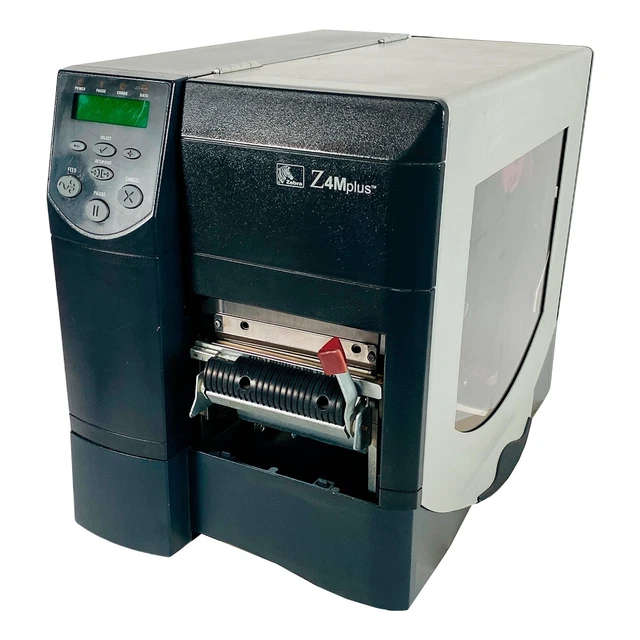 ZEBRA Z4M PLUS Thermal Transfer Label Printer Serial Parallel Peeler ...