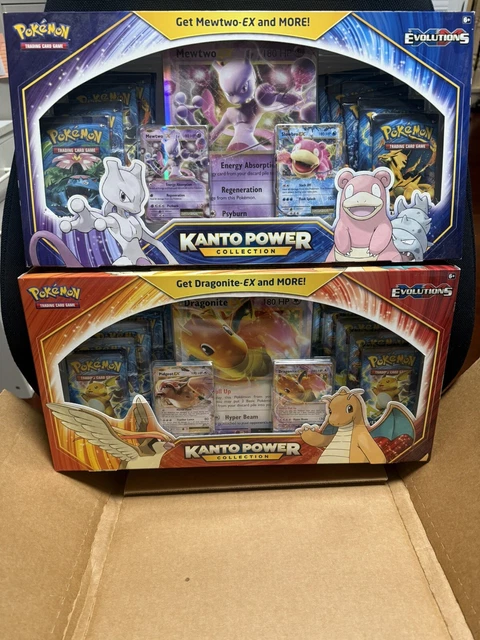 POKEMON XY EVOLUTIONS: Kanto Power Collection - Mewtwo & Dragonite ...