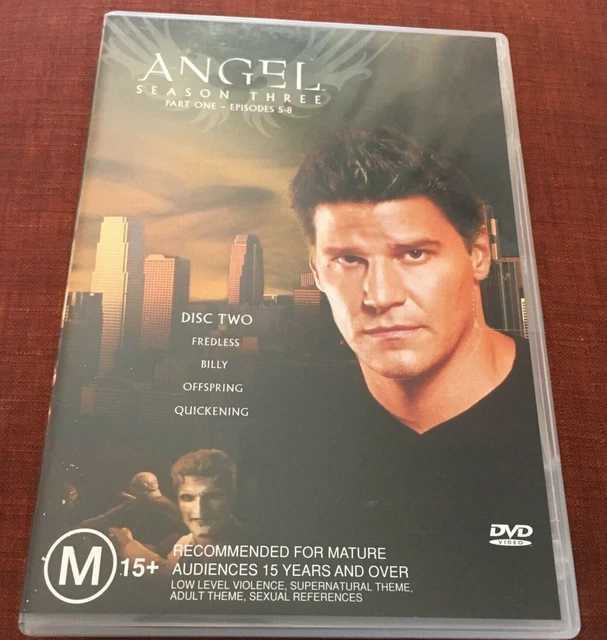 ANGEL DVD, SEASON Three. Disc Two. Part One. Episodes 5-8 $2.70 ...