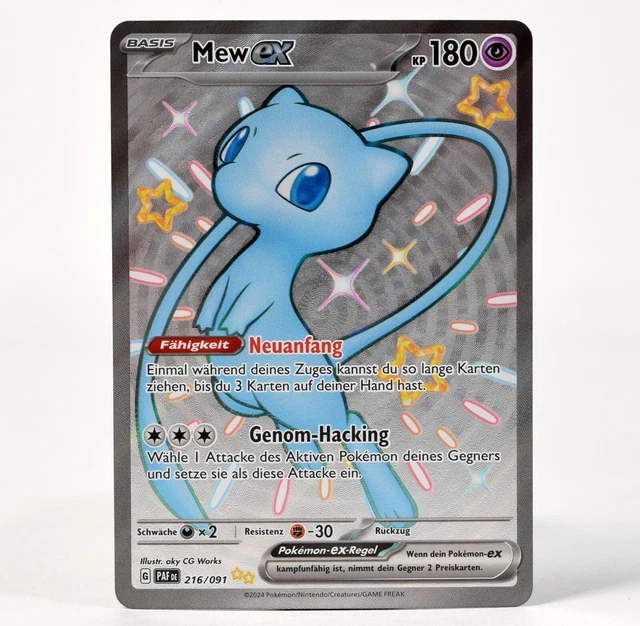 POKÉMON MEW EX KP180,PAF DE DE216/091 Basis,NM EUR 8,95 - PicClick DE