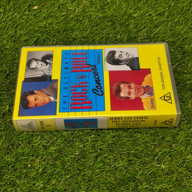 THE ULTIMATE ROCK 'N' Roll Concert Volume 1 - Small Box VHS Tape $19.99 ...