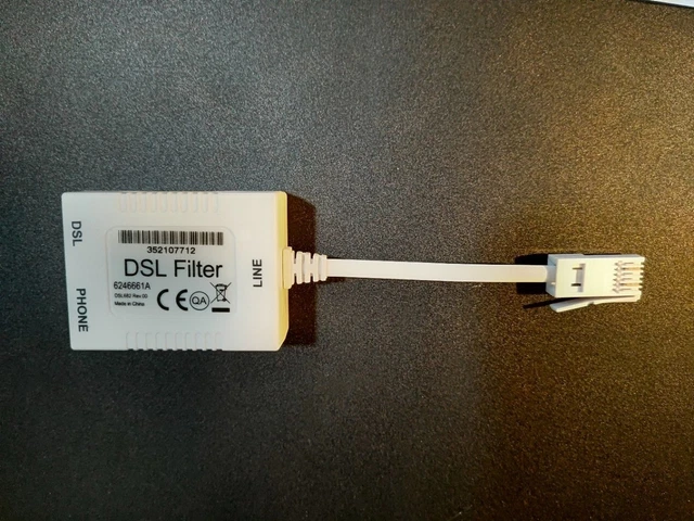 DSL BROADBAND FILTER MicroFilter modem phone splitter DSL682 £2.00 ...