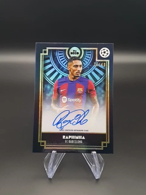 TOPPS DECO UCC 2023-24 - Raphinha FC Barcelona - Autografo /49 EUR 1,50 ...