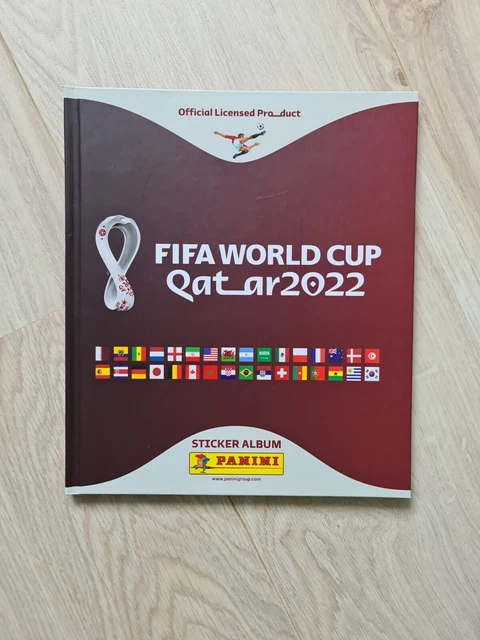 ALBUM PANINI FOOT FIFA WORLD CUP QATAR 2022 quelques stickers, couverture rigide EUR 16,99 ...