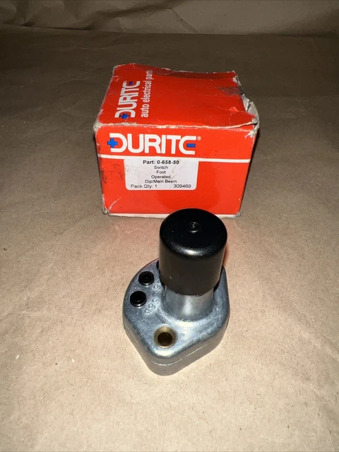 DURITE 12V FLOOR Mount Changeover Headlight Dip Switch Lucas Style 0 ...