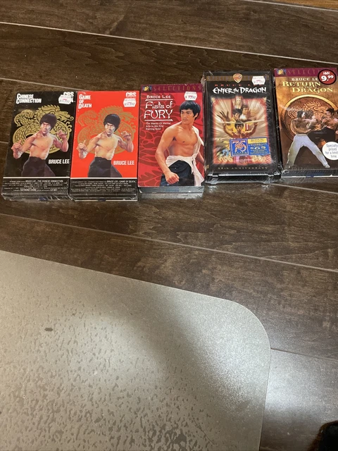 BRUCE LEE COLLECTION VHS Set of 5 Tapes Excellent Condition - Sealed ...