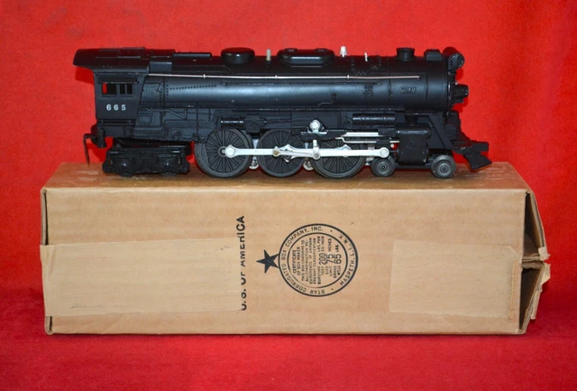 ORIGINAL LIONEL 665 Hudson Steam Locomotive In Ob - Postwar - No ...