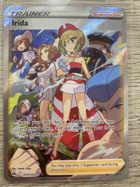 POKÉMON TCG IRIDA Crown Zenith: Galarian Gallery GG63/GG70 Holo Ultra ...