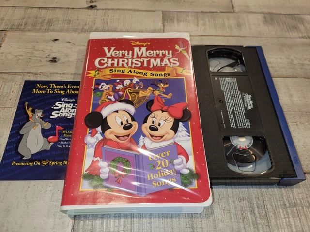 DISNEY’S VERY MERRY Christmas Sing Along Songs (VHS, 2002) $26.50 ...