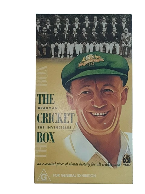 THE CRICKET BOX 2 x VHS Videos The Invincibles + Sir Donald Bradman ...