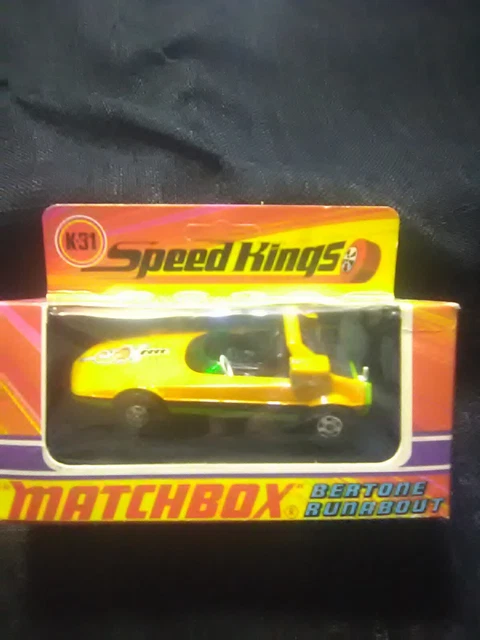 1971, MATCHBOX SPEED Kings,K-31 Bertone Runabout In Original Box. $125. ...