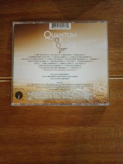 QUANTUM OF SOLACE Cd Soundtrack.007. £17.99 - PicClick UK
