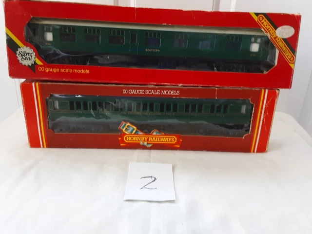 TWO SOUTHERN REGION COACHES 1 CORRIDOR AND 1 3rd CLASS COACH 5740 AND R ...