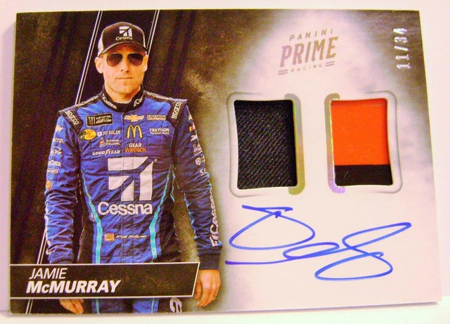 JAMIE MCMURRAY /34 Auto Relic Nascar Panini Prime Racing 2018 Rare EUR ...