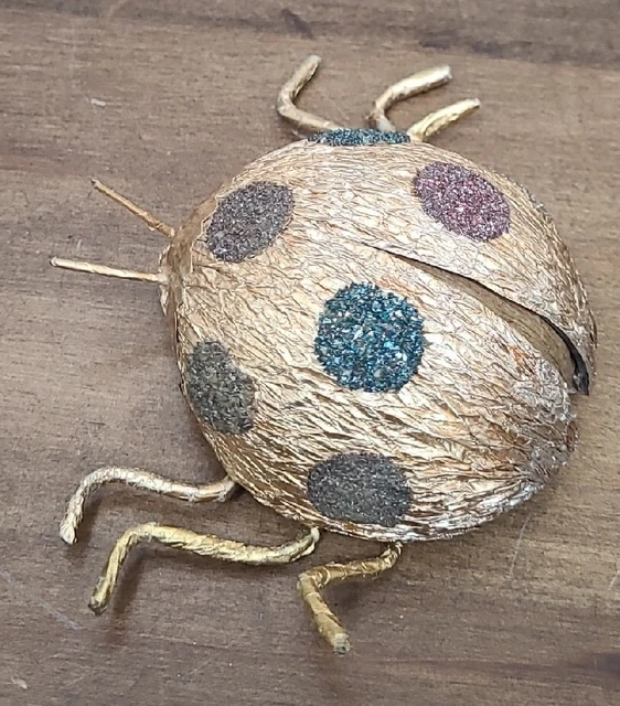 GOLDBUG STUDIO ASHLEY Carter Glitter Lady Bug Gold 2009 Vintage £22.16 ...