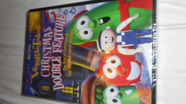VEGGIE TALES CHRISTMAS adventure double feature dvd set ,brand new and ...