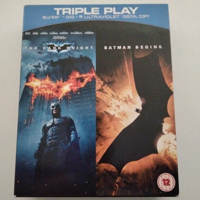 THE DARK KNIGHT + Batman Begins Blu-ray Two Movie Boxset Region B Christian Bale EUR 7,38 ...