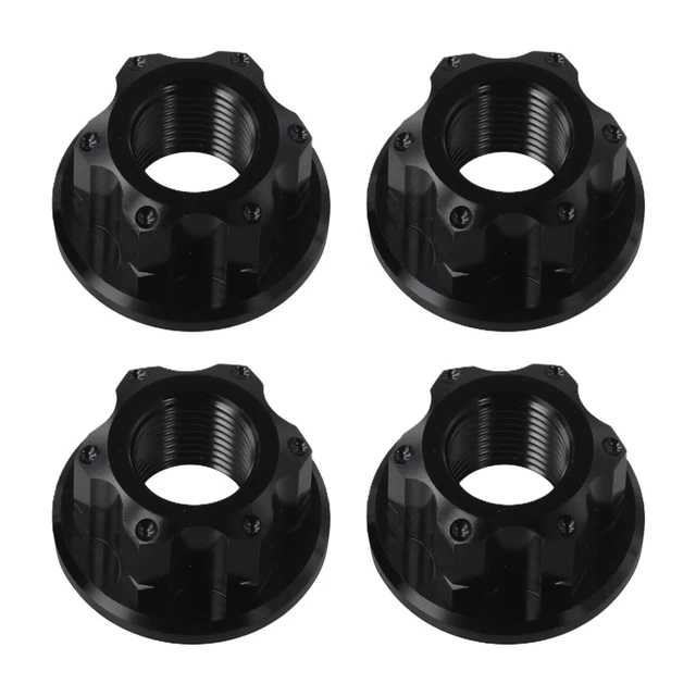 M10 BICYCLE TRACK Wheel Nuts for Fixie Bikes 4Pcs with Robust Non Slip ...