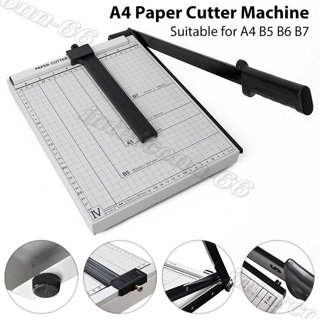 HEAVY DUTY PROFESSIONAL A4 Paper Guillotine Cutter Trimmer Machine Home ...