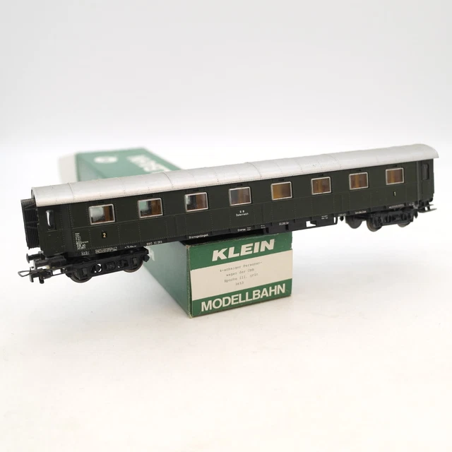 KLEIN MODELLBAHN H0 3853 Personenwagen 2.Klasse der ÖBB in OVP RF4697 ...