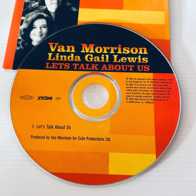 VAN MORRISON LINDA Gail Lewis Let's Talk About Us CD Single Card Sleeve ...