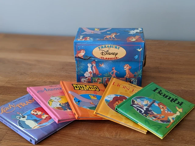 1996 BRIMAR TREASURY of Disney Classics Box of 5 Musical Storage Box £ ...