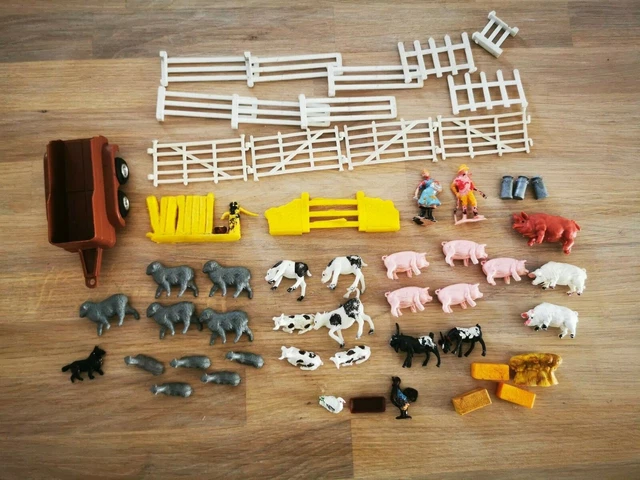 VINTAGE FARM ANIMALS 1970's -1980's Job Lot. Sold As Seen In The ...